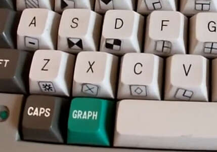 msx graph keyboard cheat sheet